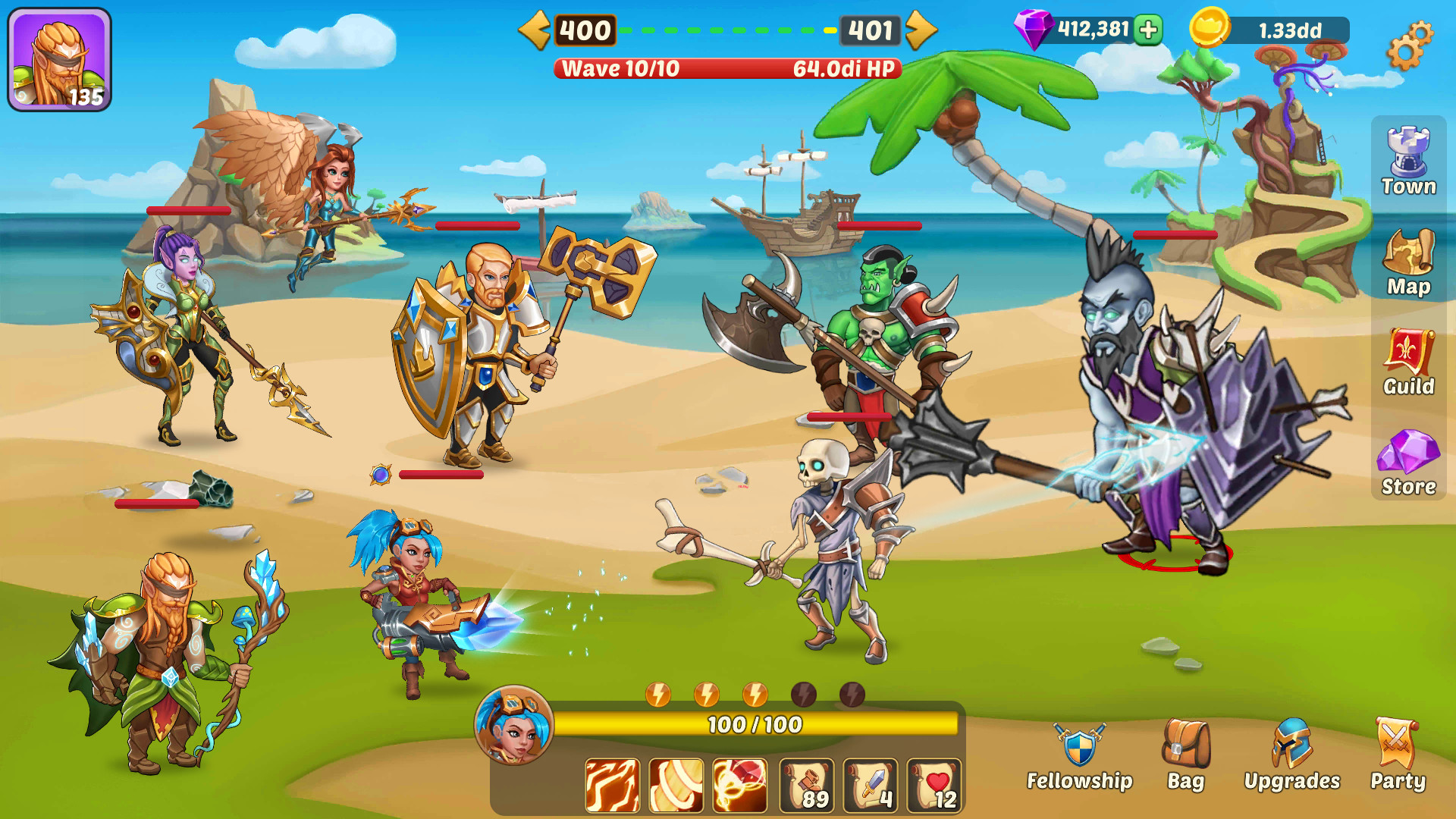 Steam의 Firestone: Online Idle RPG