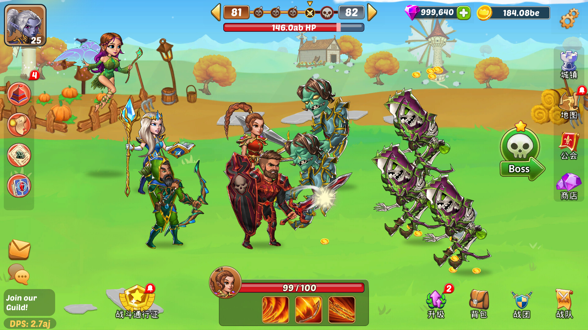 Steam 上的 火之石 『Firestone』放置幻想王国英雄管理RPG