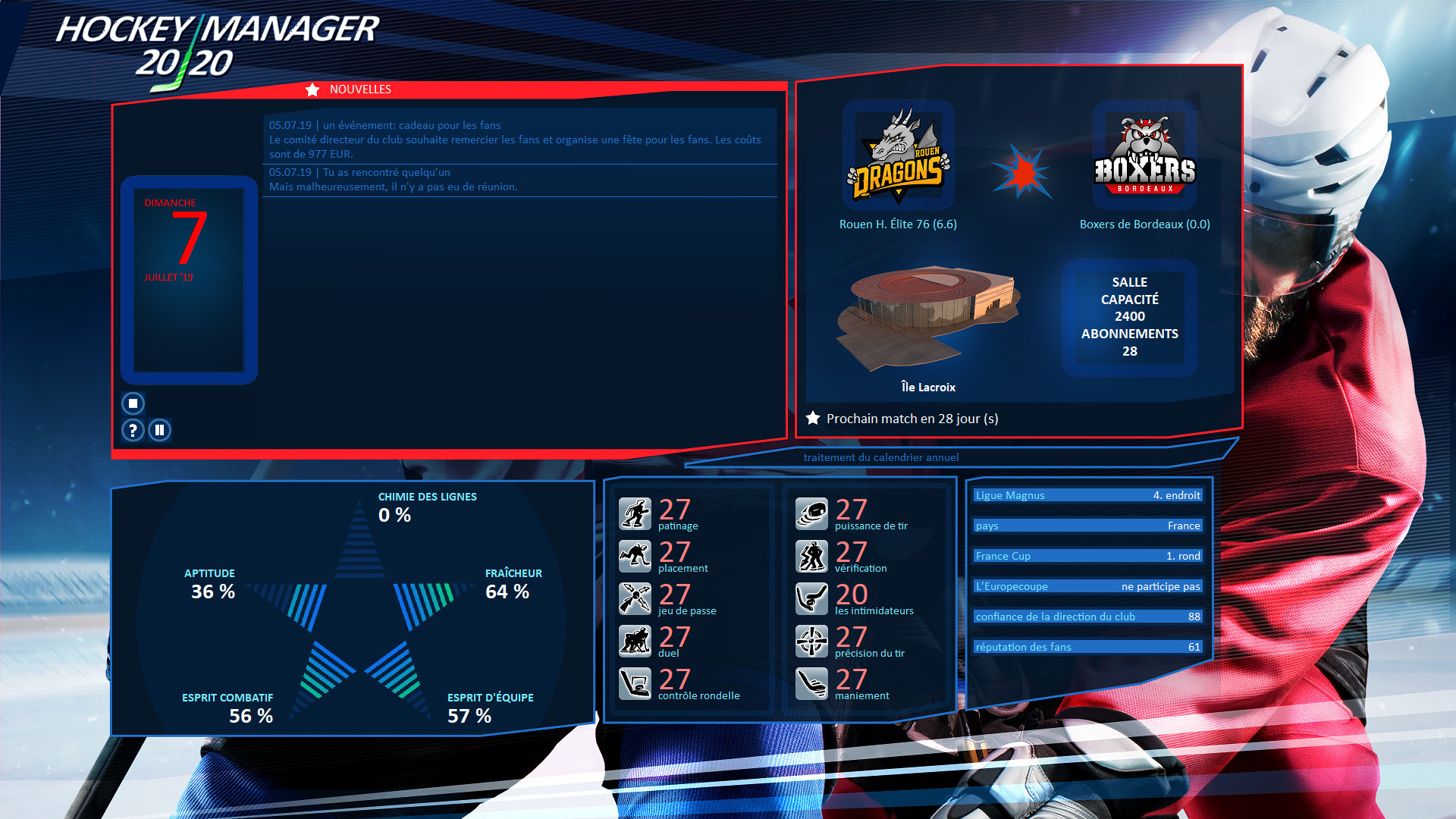 Hockey Manager 20|20 sur Steam