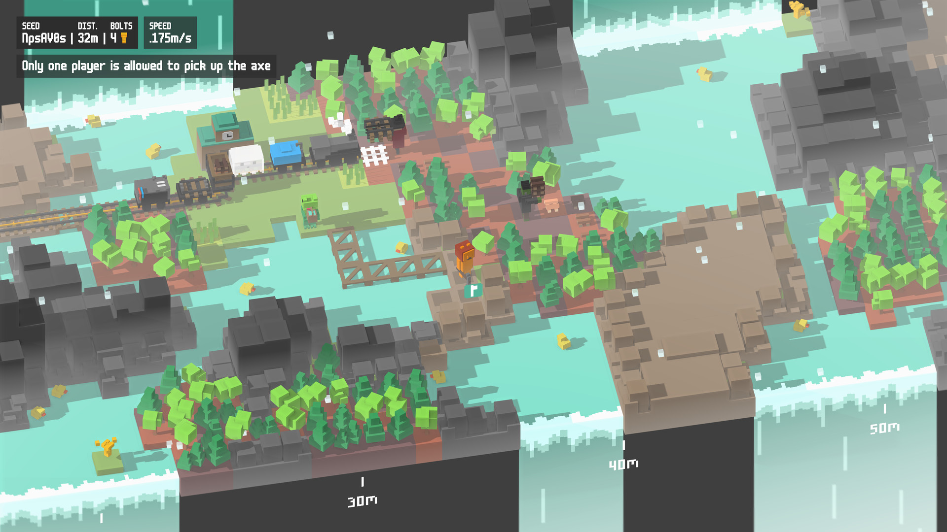 Save 70% on Unrailed! on Steam