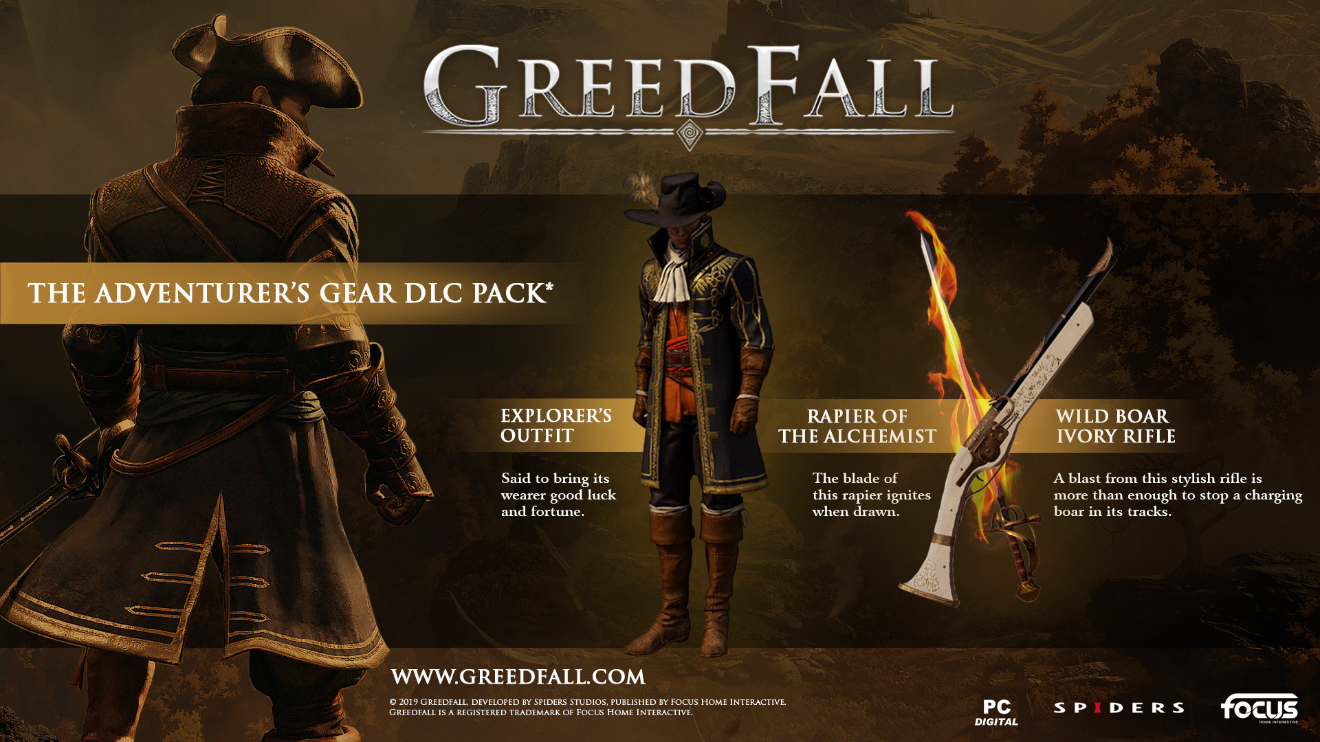 GreedFall - Adventurer’s Gear DLC en Steam