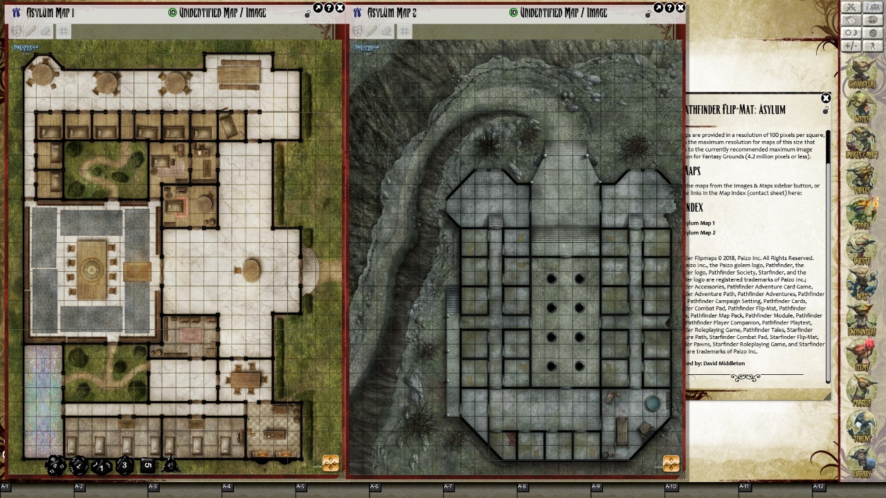 Fantasy Grounds - Pathfinder Flip-Mat: Asylum (Map Pack) on Steam