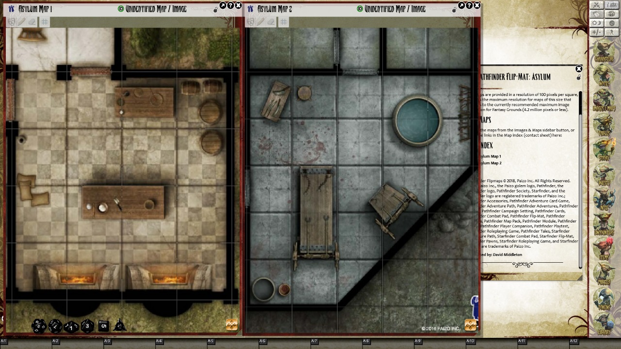 Fantasy Grounds - Pathfinder Flip-Mat: Asylum (Map Pack) on Steam