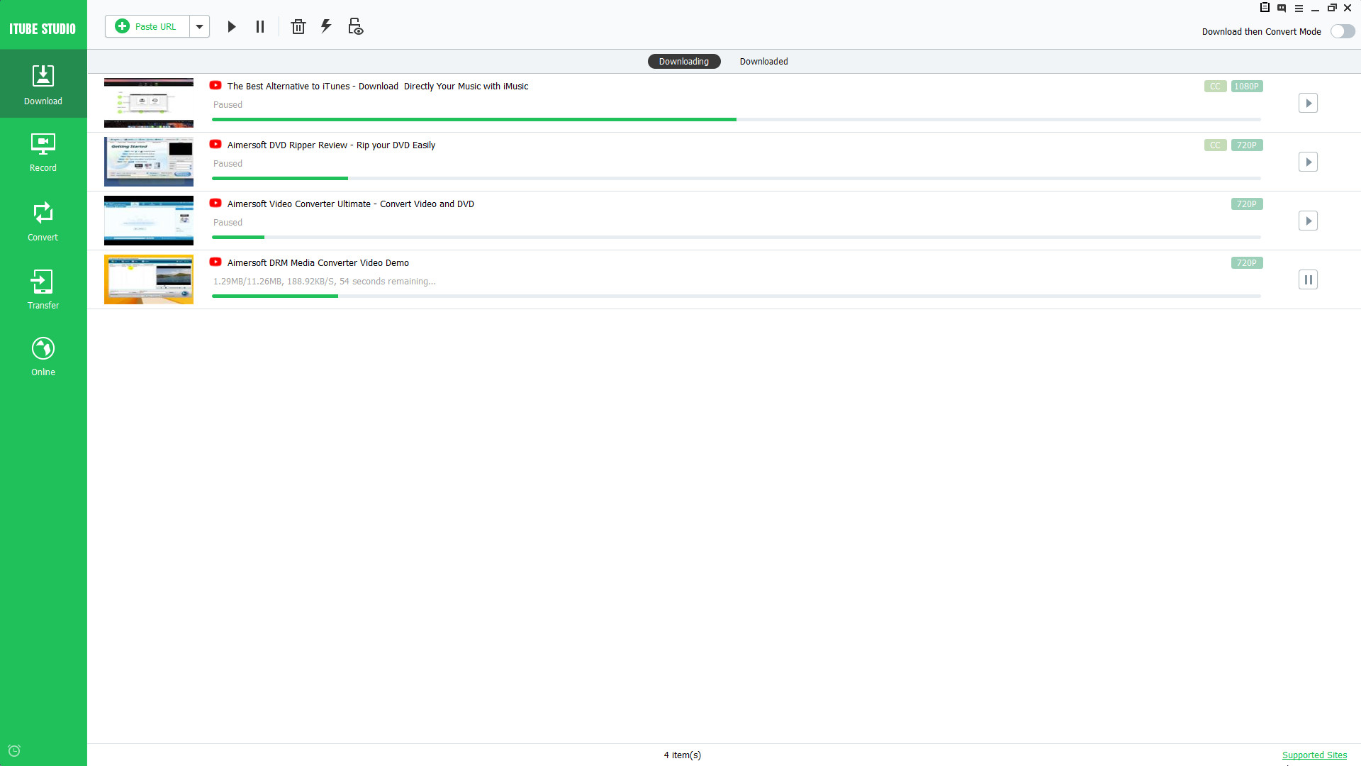 iTube HD Video Downloader - Download videos from 10000+ sites, 3X ...