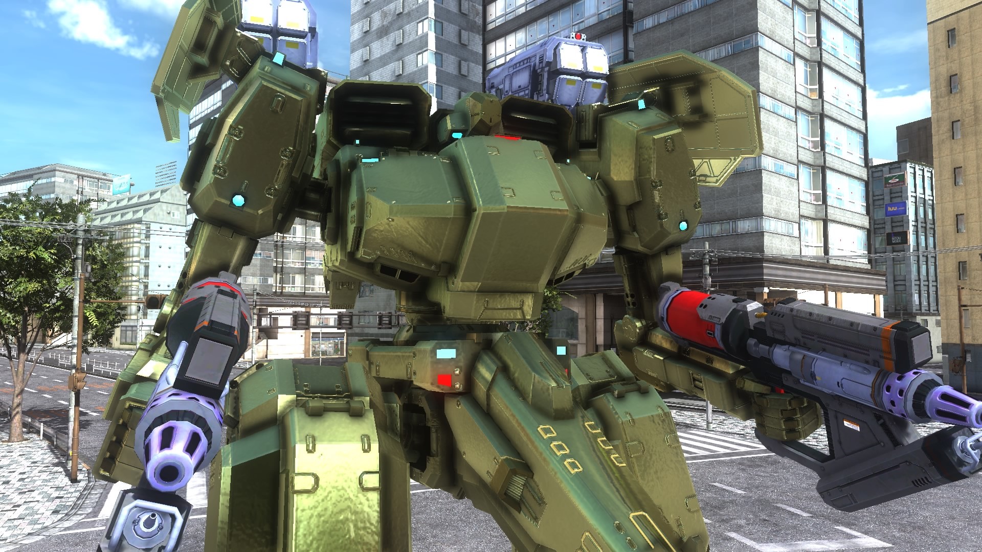EARTH DEFENSE FORCE 5 - Air Raider Piloted Weapon Combat Frame Gold Nyx ...