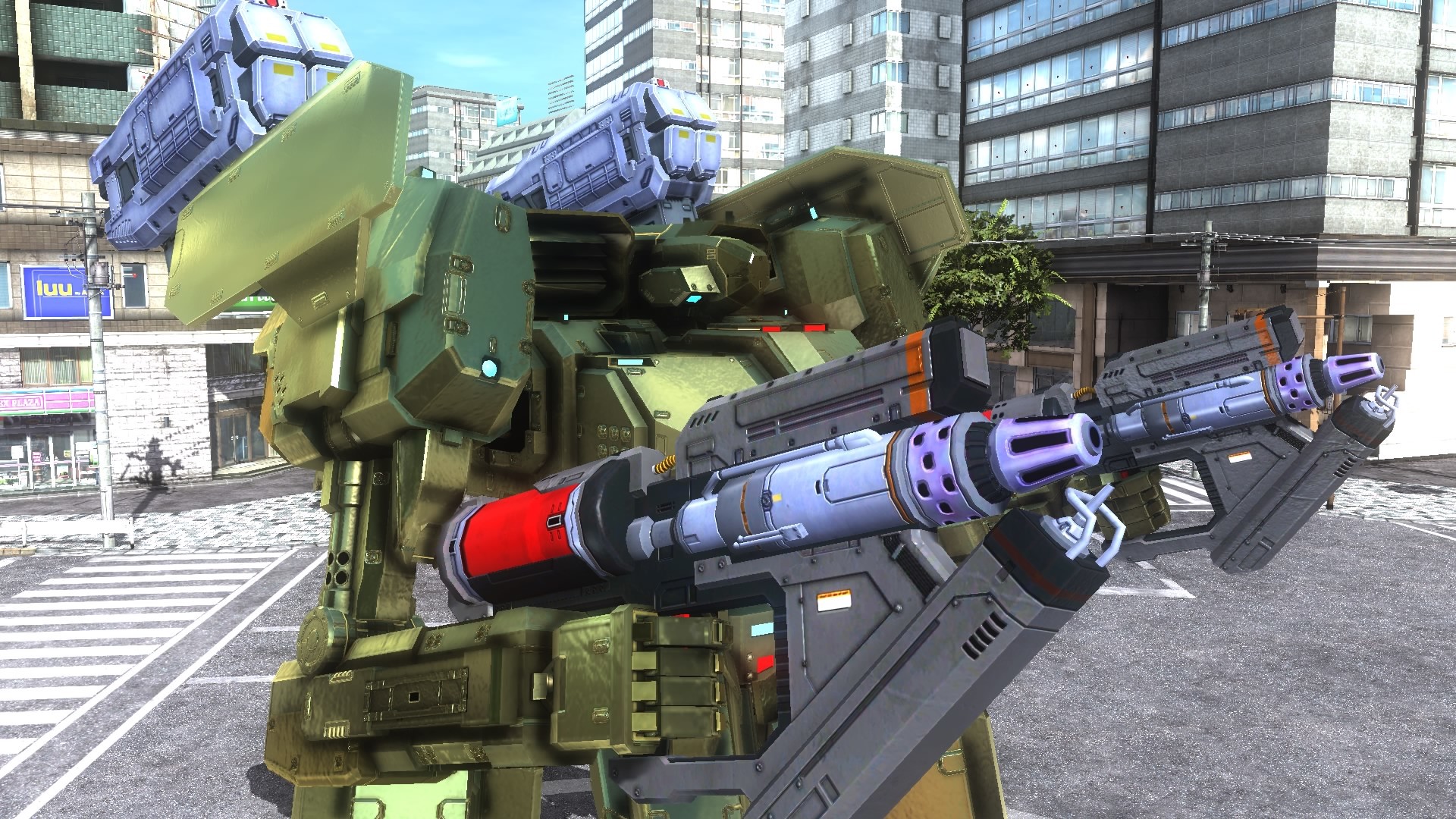 EARTH DEFENSE FORCE 5 - Air Raider Piloted Weapon Combat Frame Gold Nyx ...