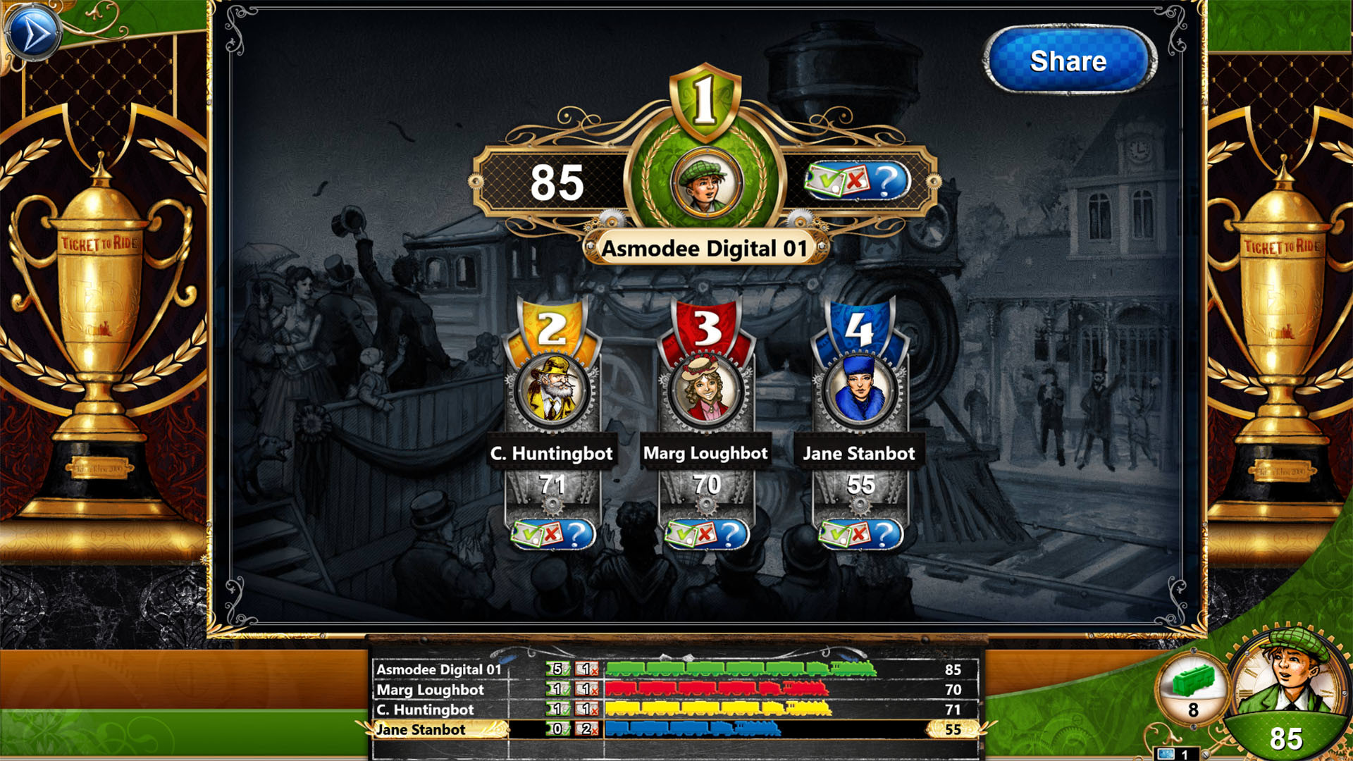 Ticket To Ride: Classic Edition - USA 1910 on Steam