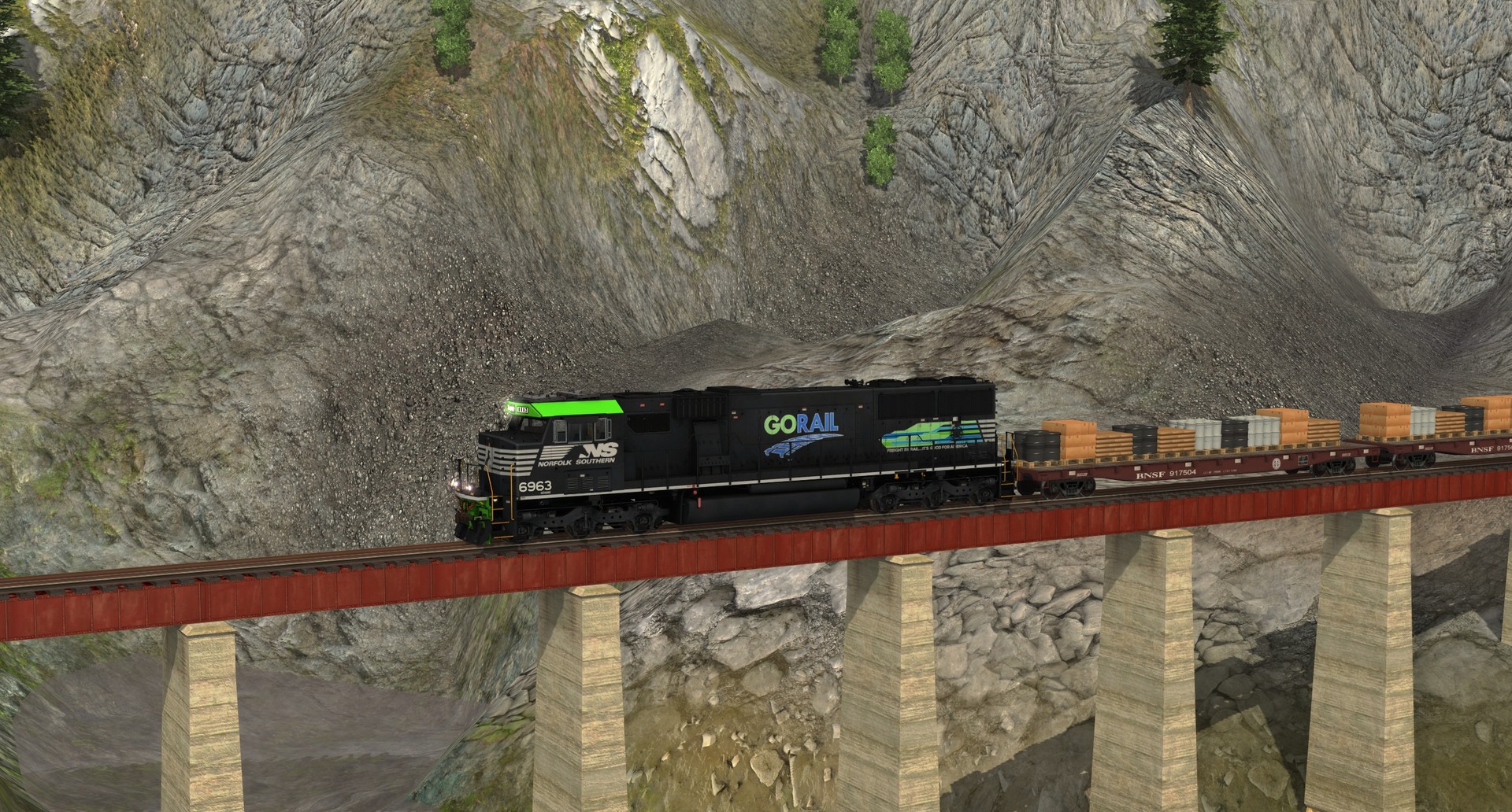 Trainz 2019 DLC - NS SD60E - 6963 GoRail on Steam