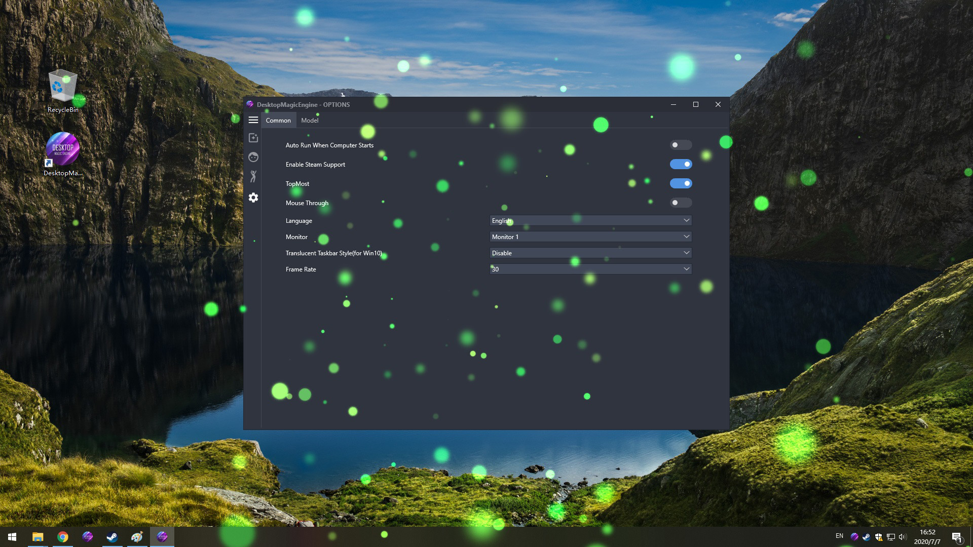 Save 30% on Desktop Magic Engine on Steam
