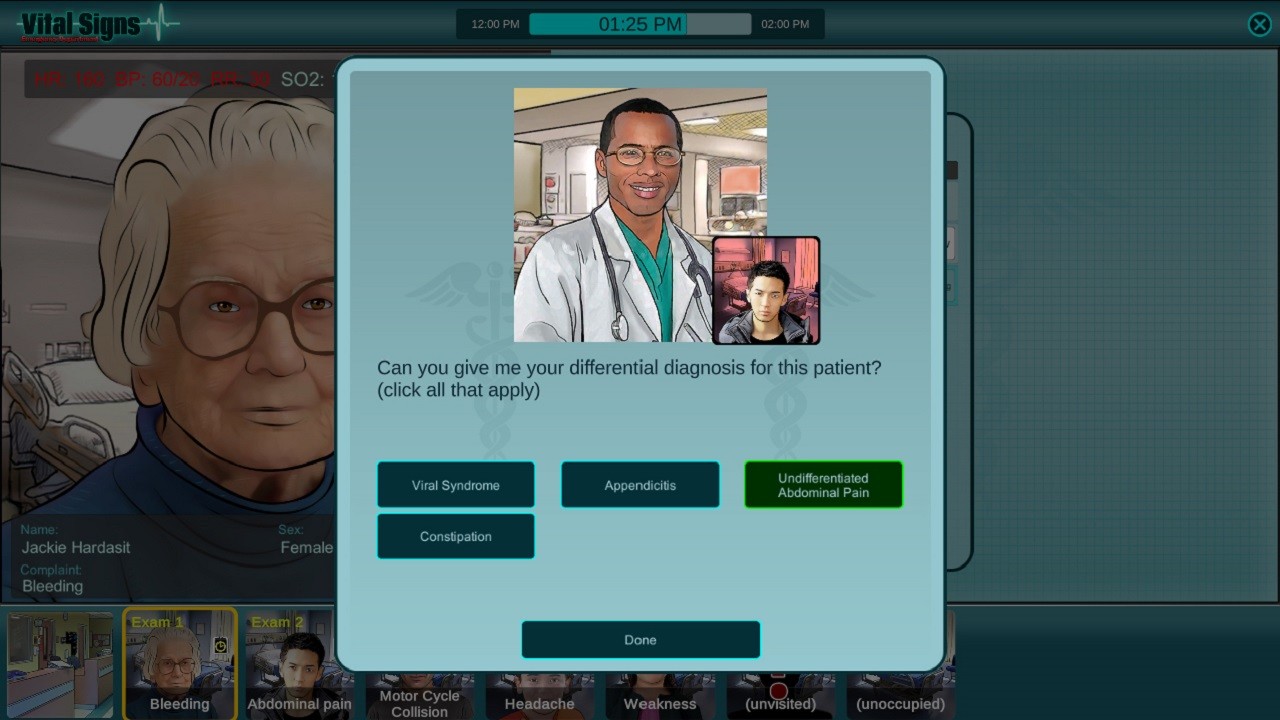 Vital Signs: Emergency Department on Steam