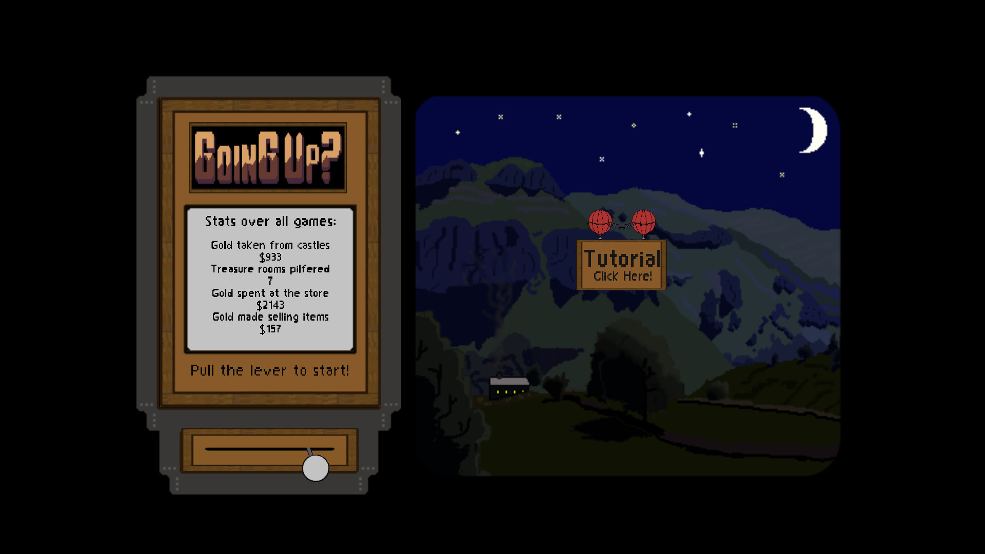 "Going Up?" on Steam