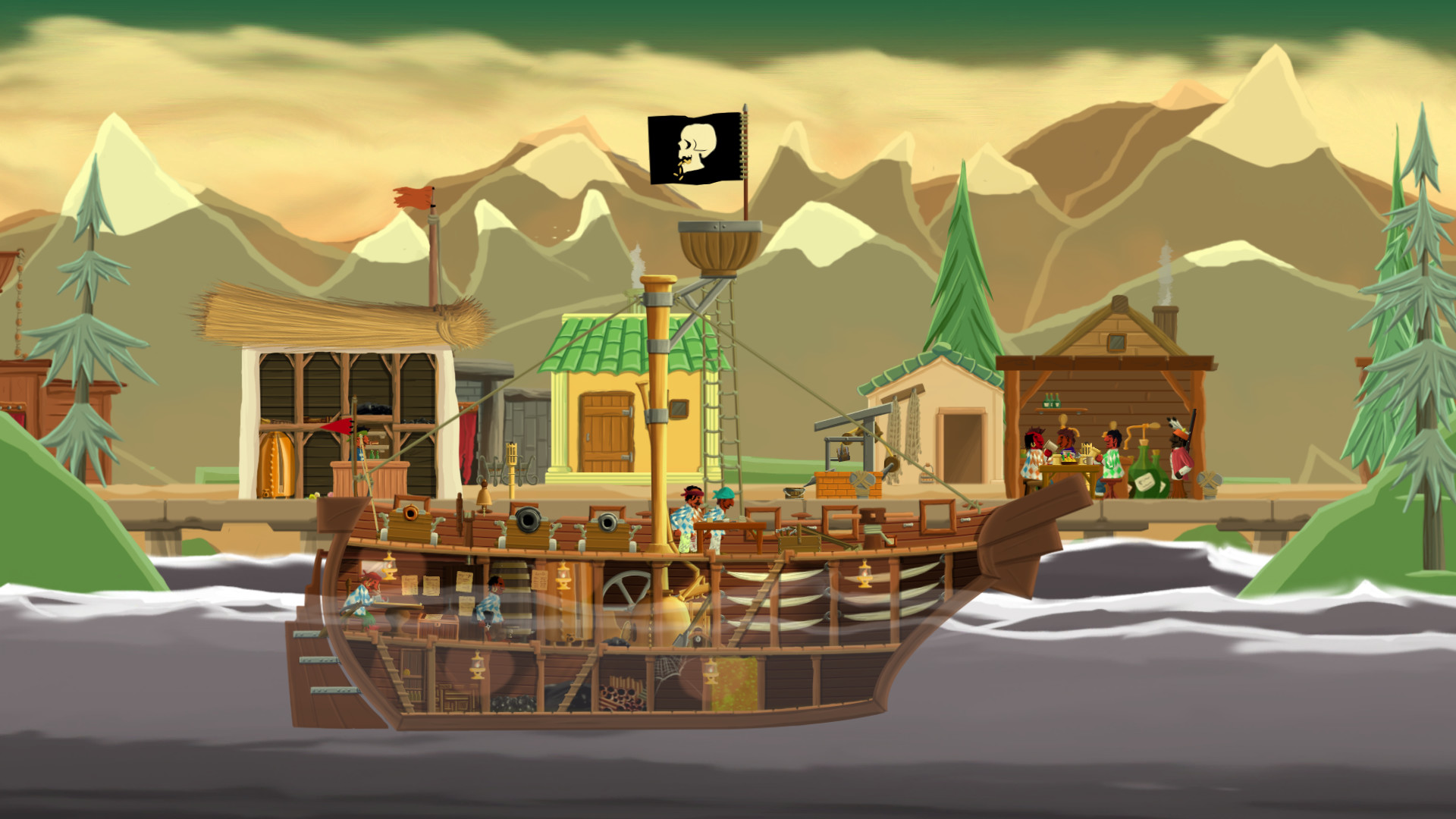 A pirate quartermaster on Steam