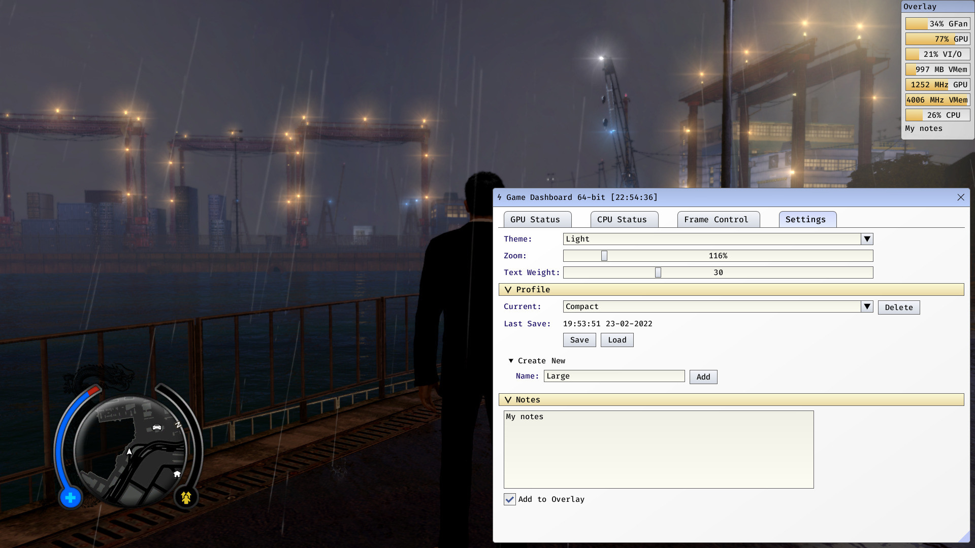Game Dashboard on Steam