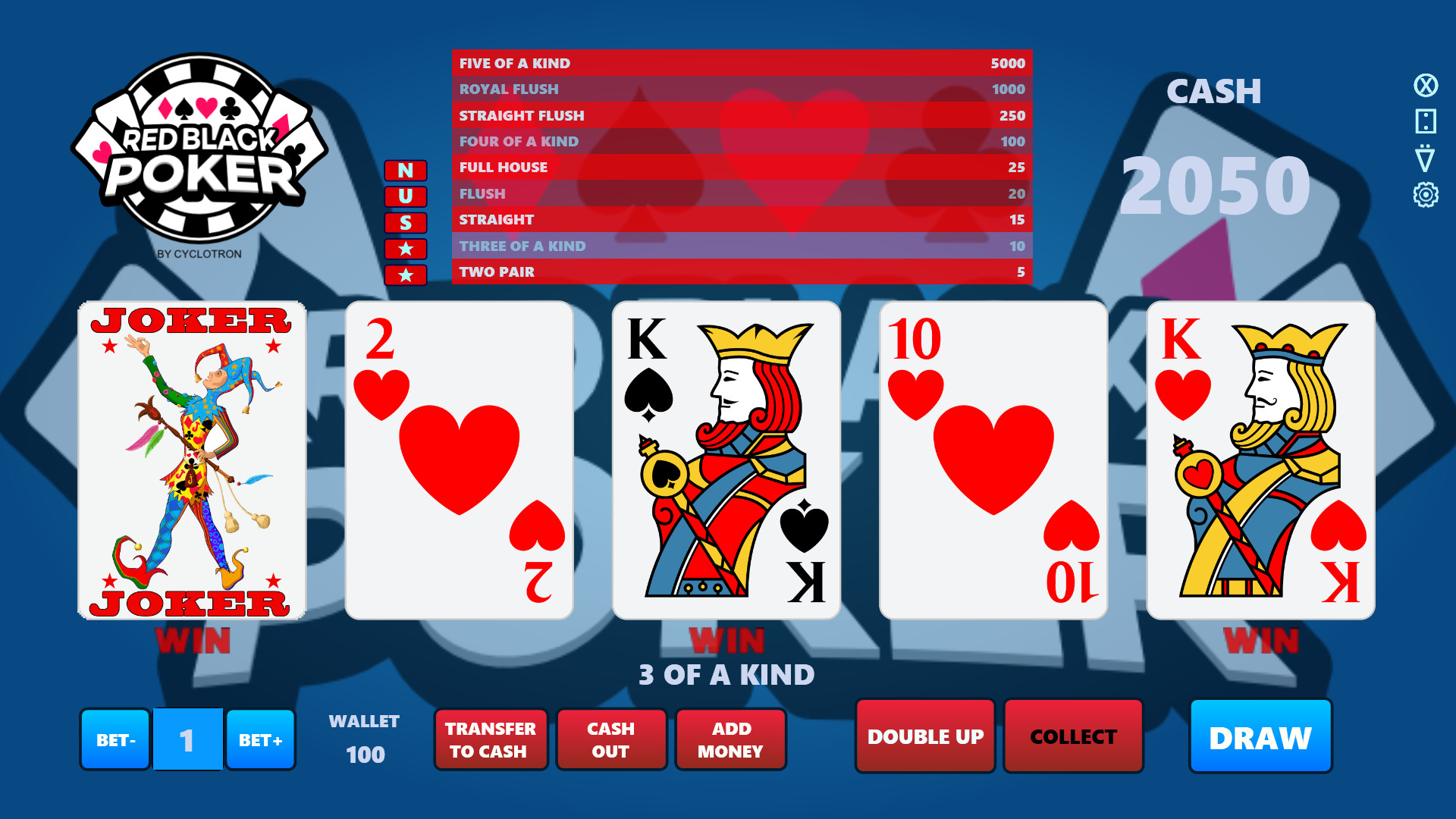 Red Black Poker on Steam