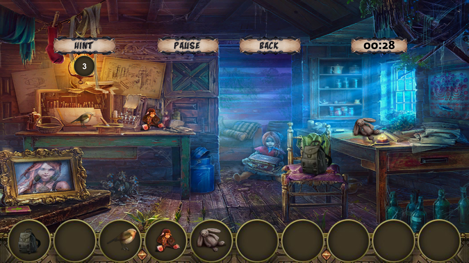 Haunted Hidden Objects Game