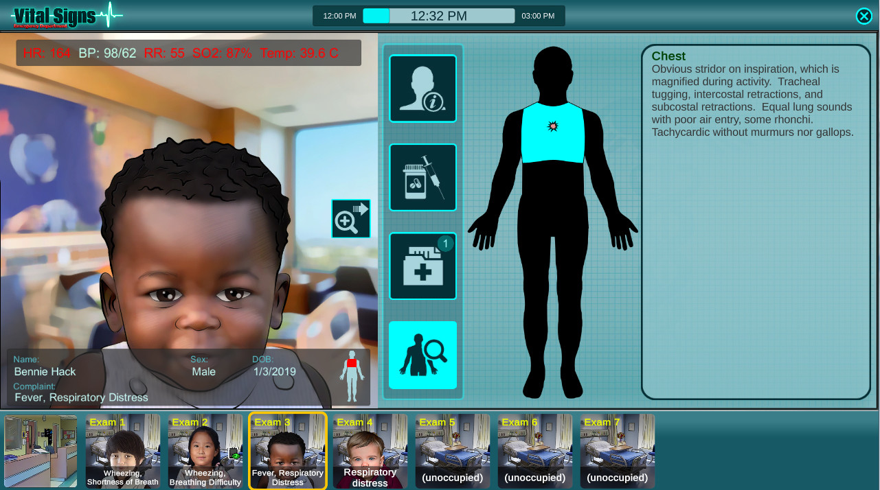 Vital Signs: ED - Pediatric Respiratory Disease Package on Steam