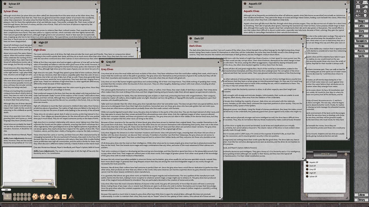 Fantasy Grounds - D&D Classics: PHBR8 The Complete Book of Elves (2E ...