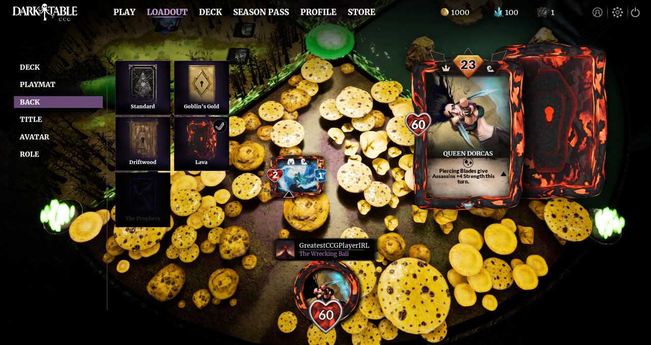 Dark Table CCG on Steam