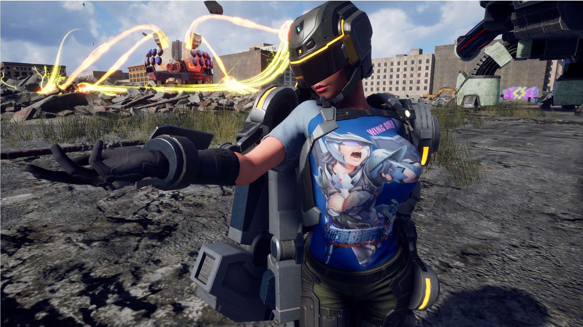 EARTH DEFENSE FORCE: IRON RAIN - Creation parts: T-shirt(EDF4.1 set ...