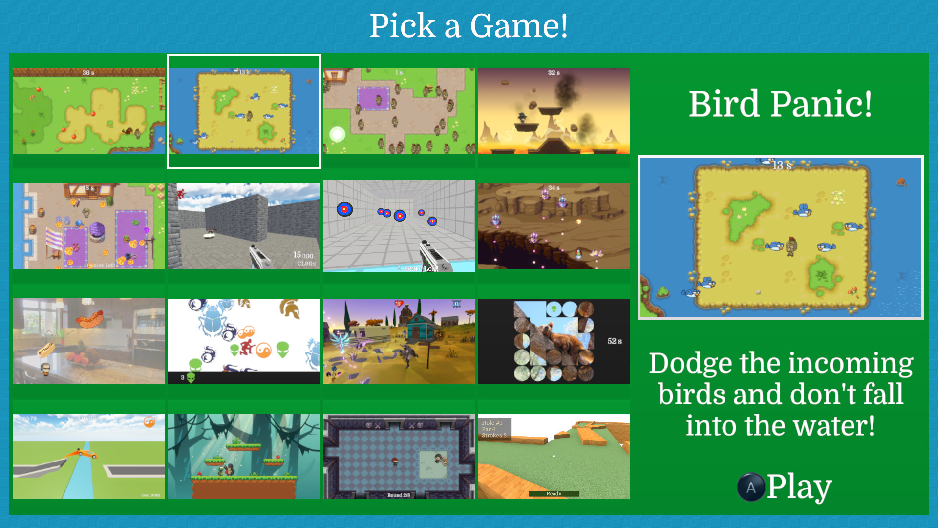 Minigame Blast on Steam