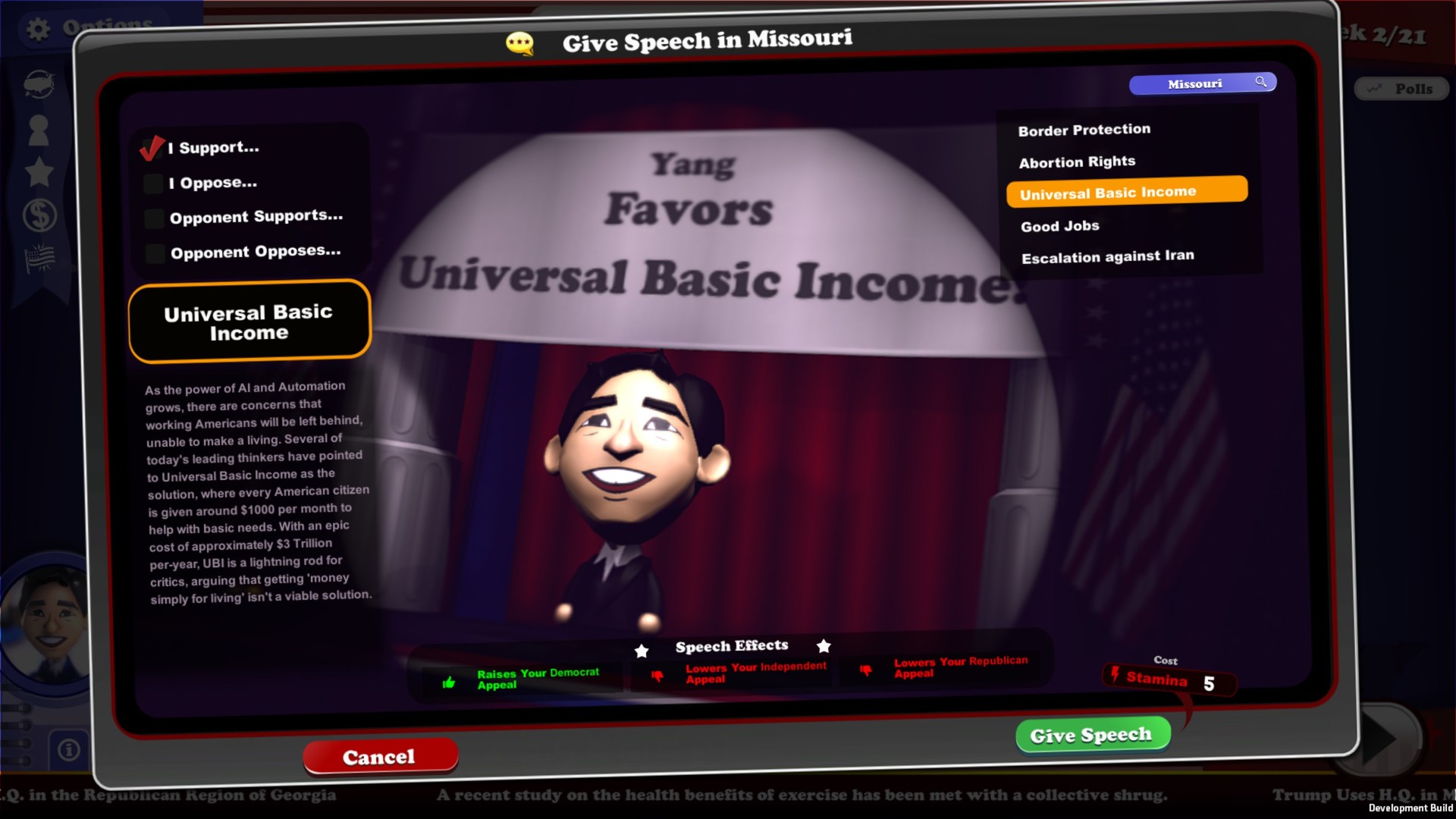 The Political Machine 2020 on Steam