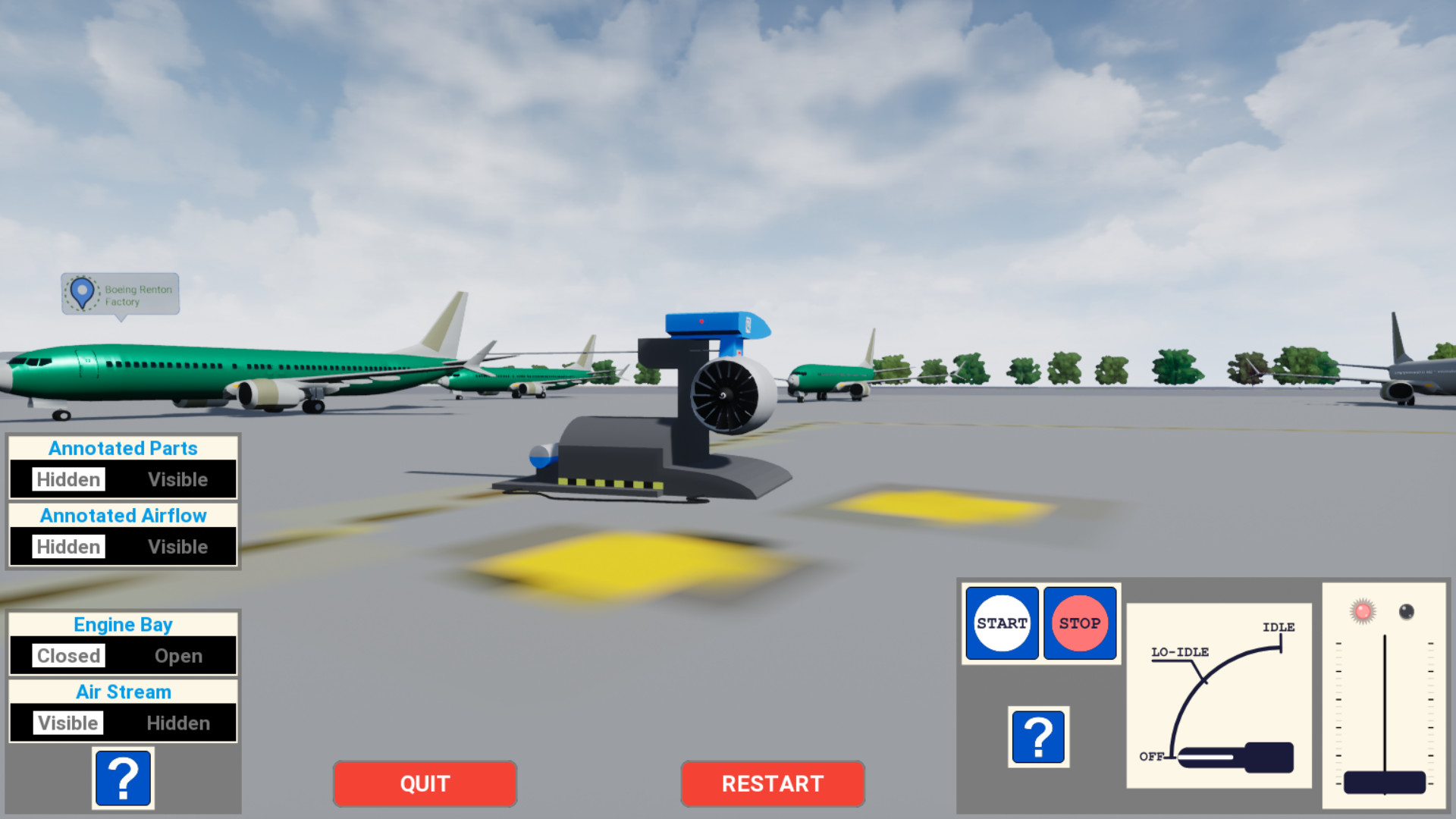 MCAS Simulation on Steam