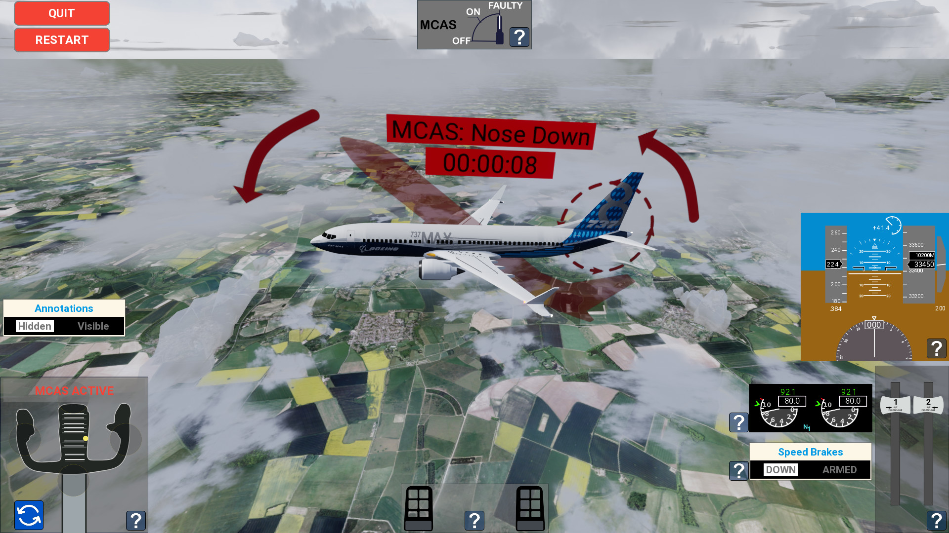 MCAS Simulation on Steam