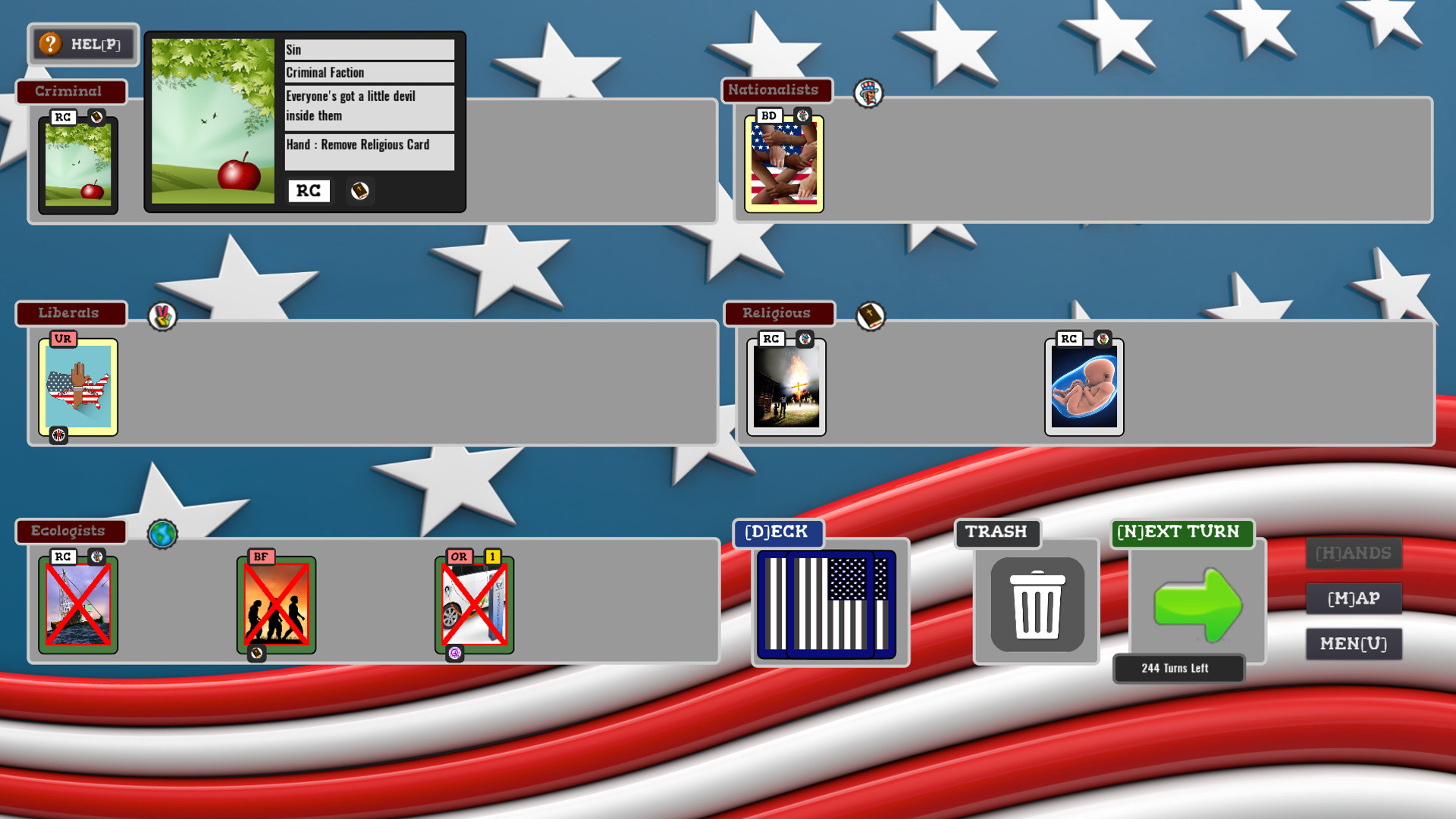 The Dis-United States Of America on Steam