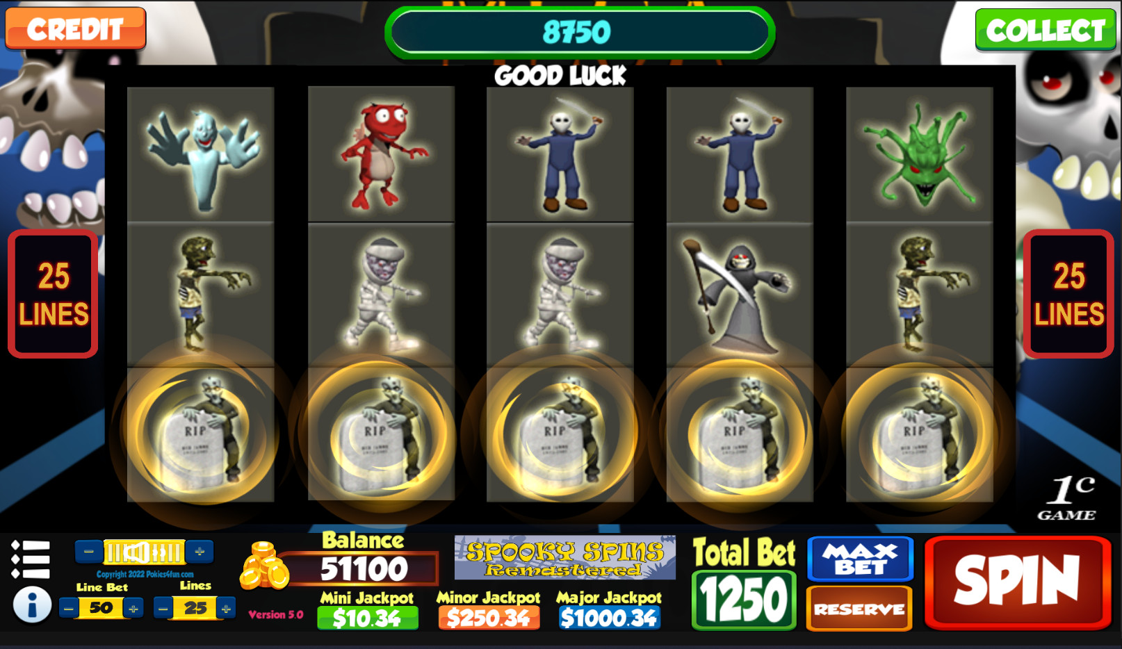 Spooky Spins Remastered - Casino Slot Simulations on Steam