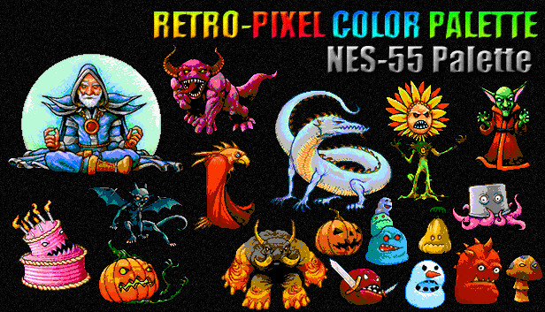 RETRO-PIXEL COLOR PALETTE - NES-55 Palette on Steam
