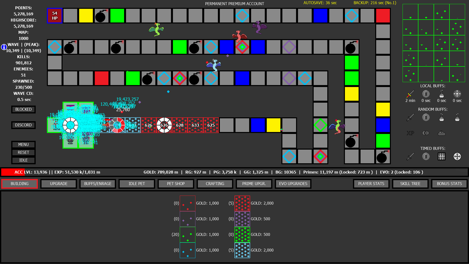 COLOR DEFENSE - PREMIUM ACCOUNT on Steam