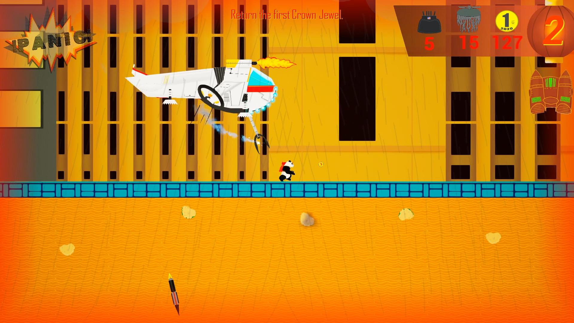 Rocket Panda Panic on Steam