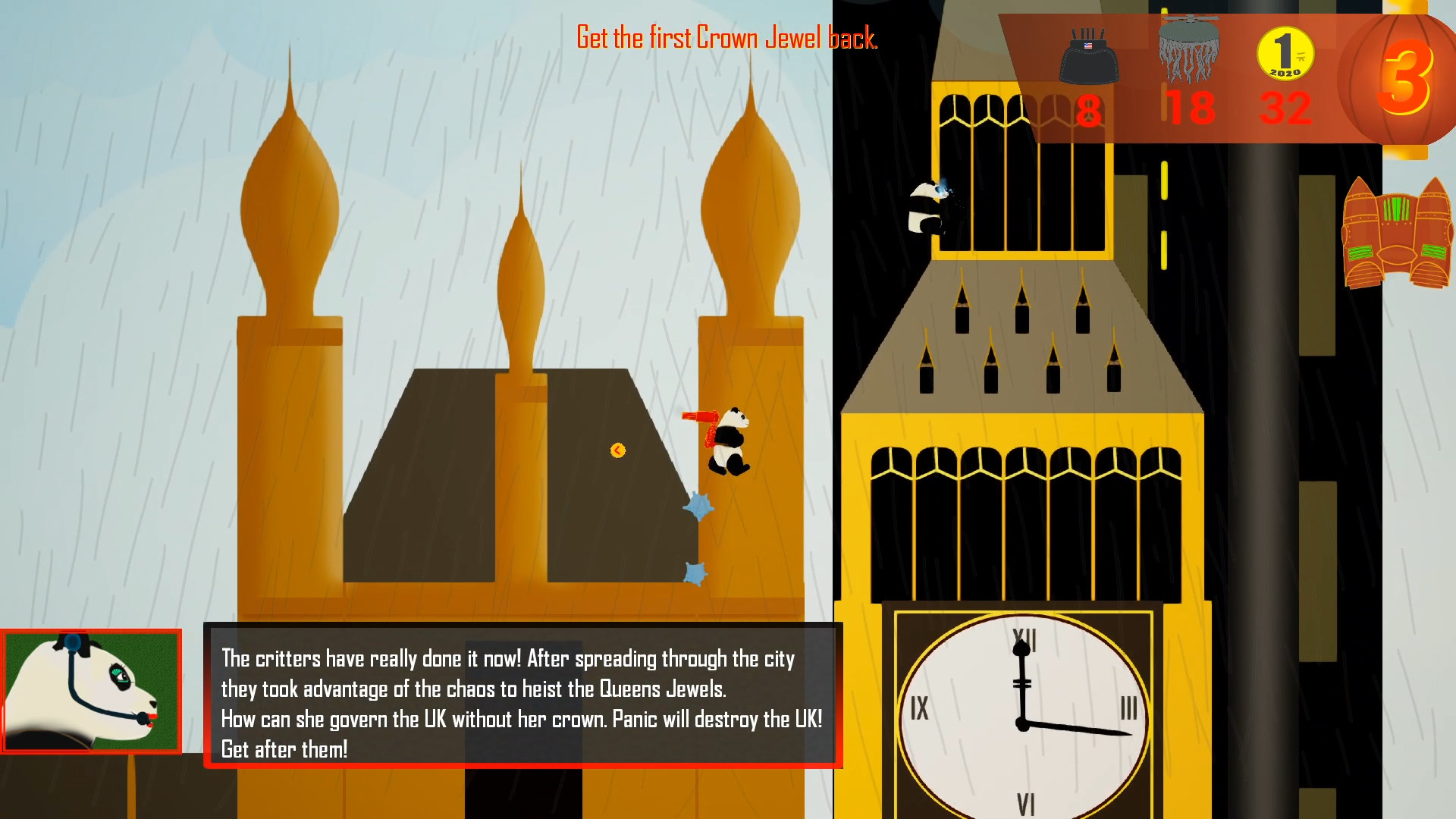 Rocket Panda Panic on Steam