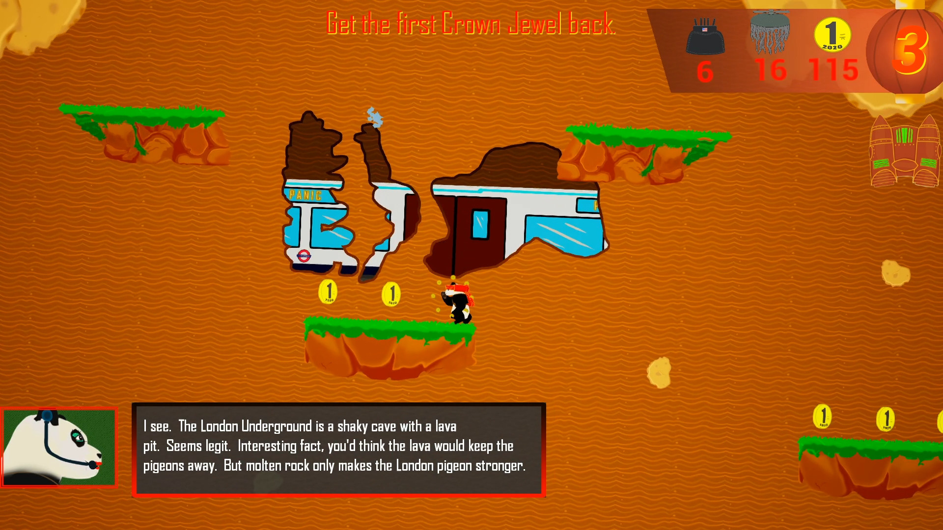 Rocket Panda Panic on Steam