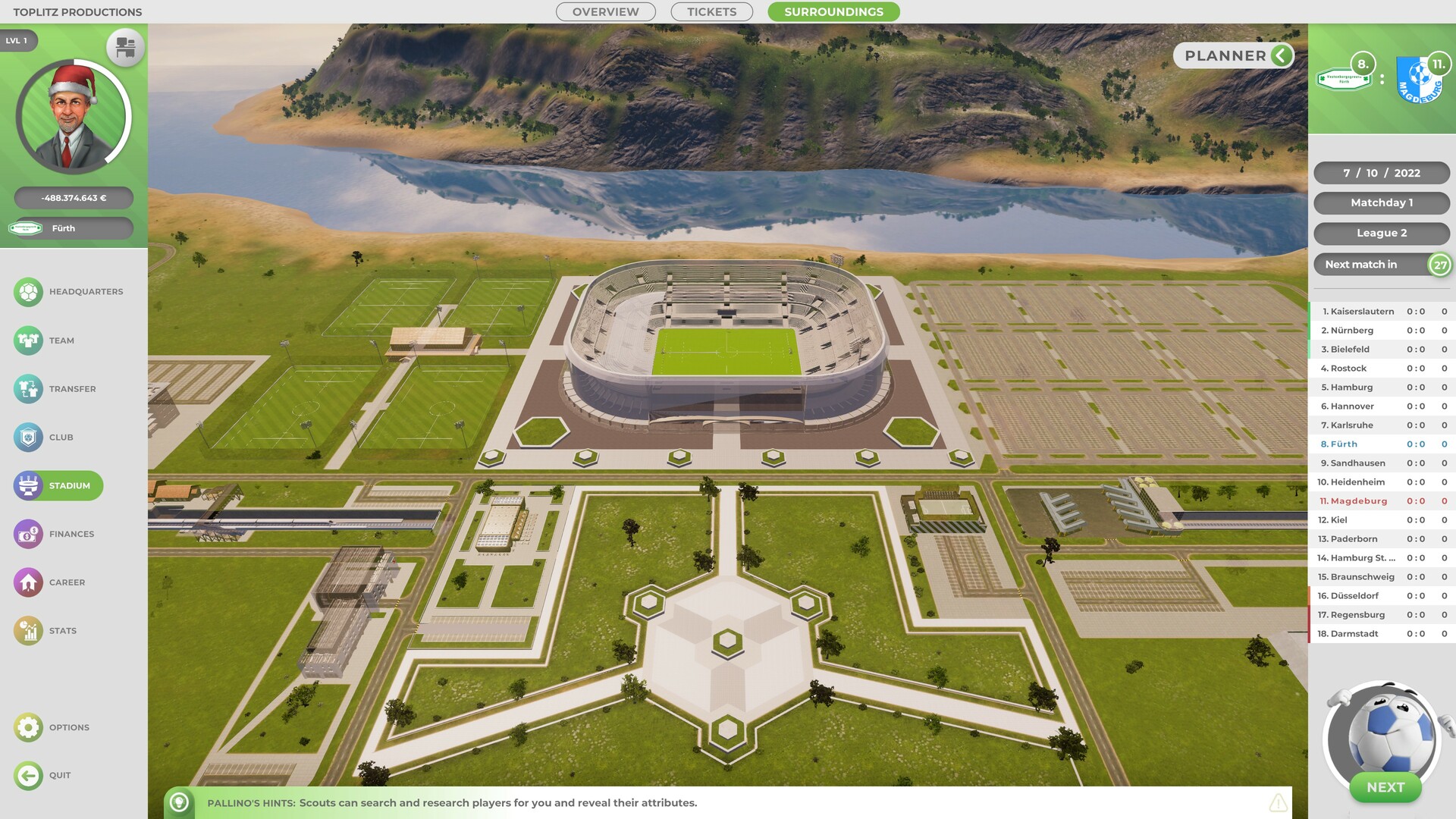 GOAL! The Club Manager on Steam