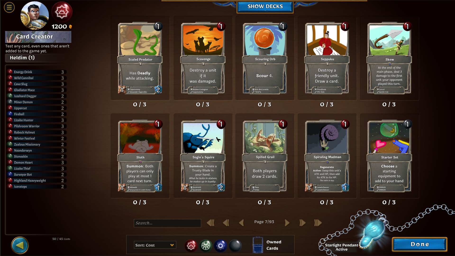 Collective Card Game - Starlight Pendant - All Cards Forever Pass on Steam