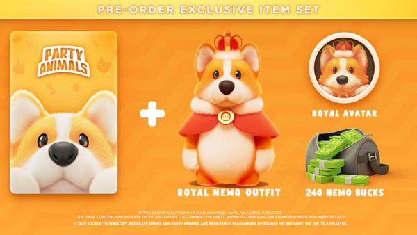 Pre-order Party Animals di Steam