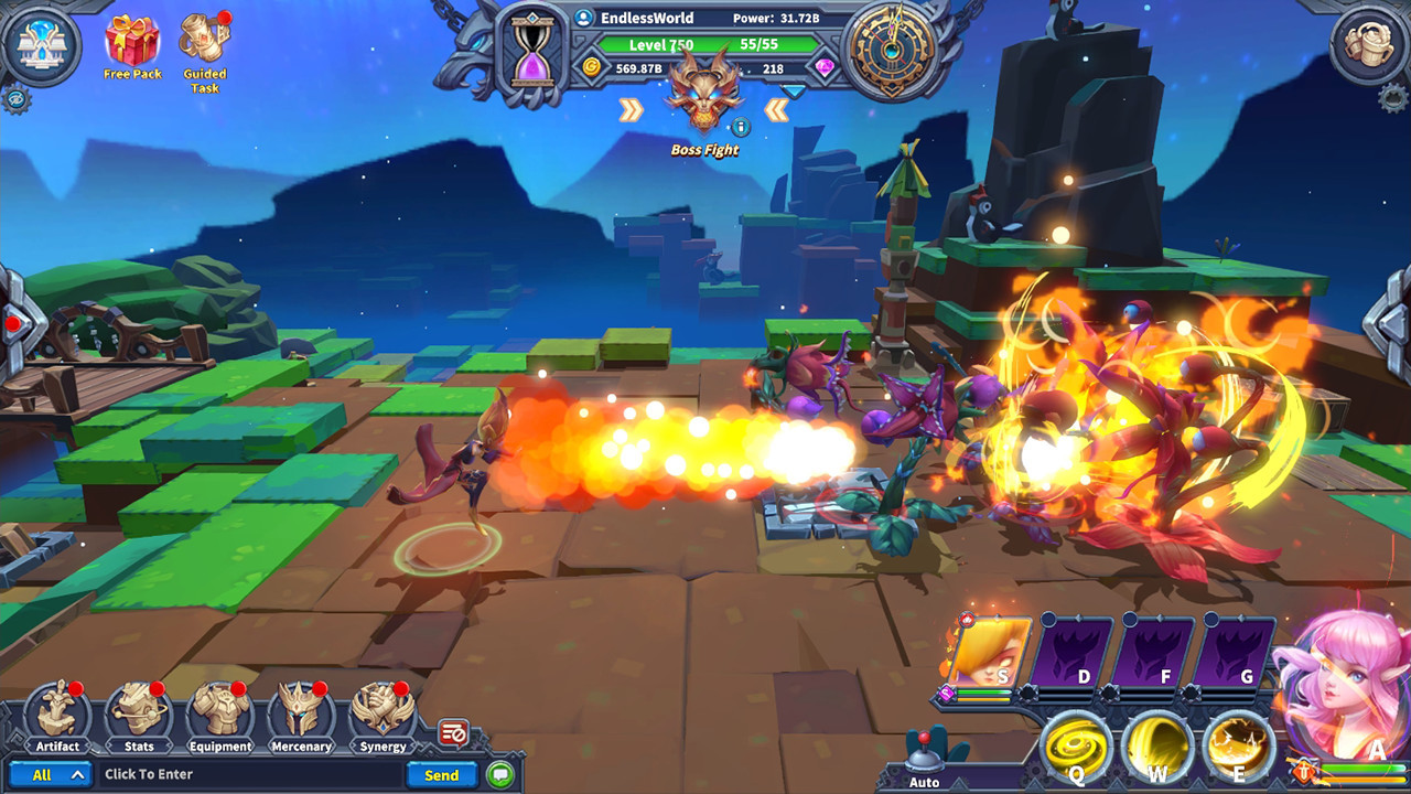 Endless World Idle RPG - Ice and Fire Mercenary Pack on Steam