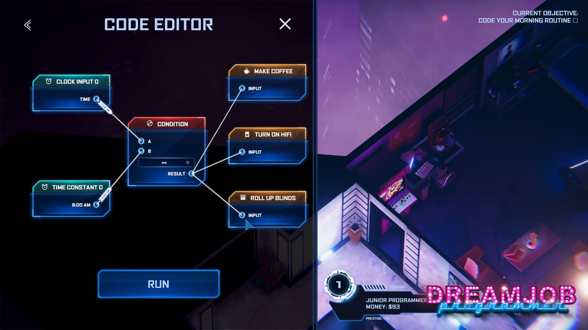 Dreamjob: Programmer Simulator - Learn Programming Games on Steam