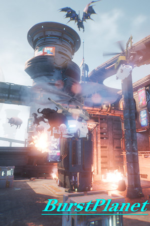 Burst Planet mobile game logo