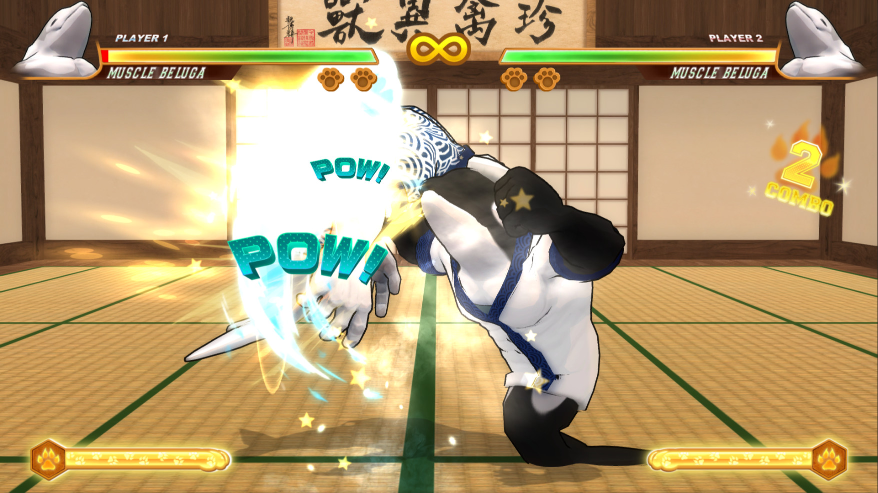 Fight of Animals - Sushi Chef Costume/Muscle Beluga Screenshots · SteamDB
