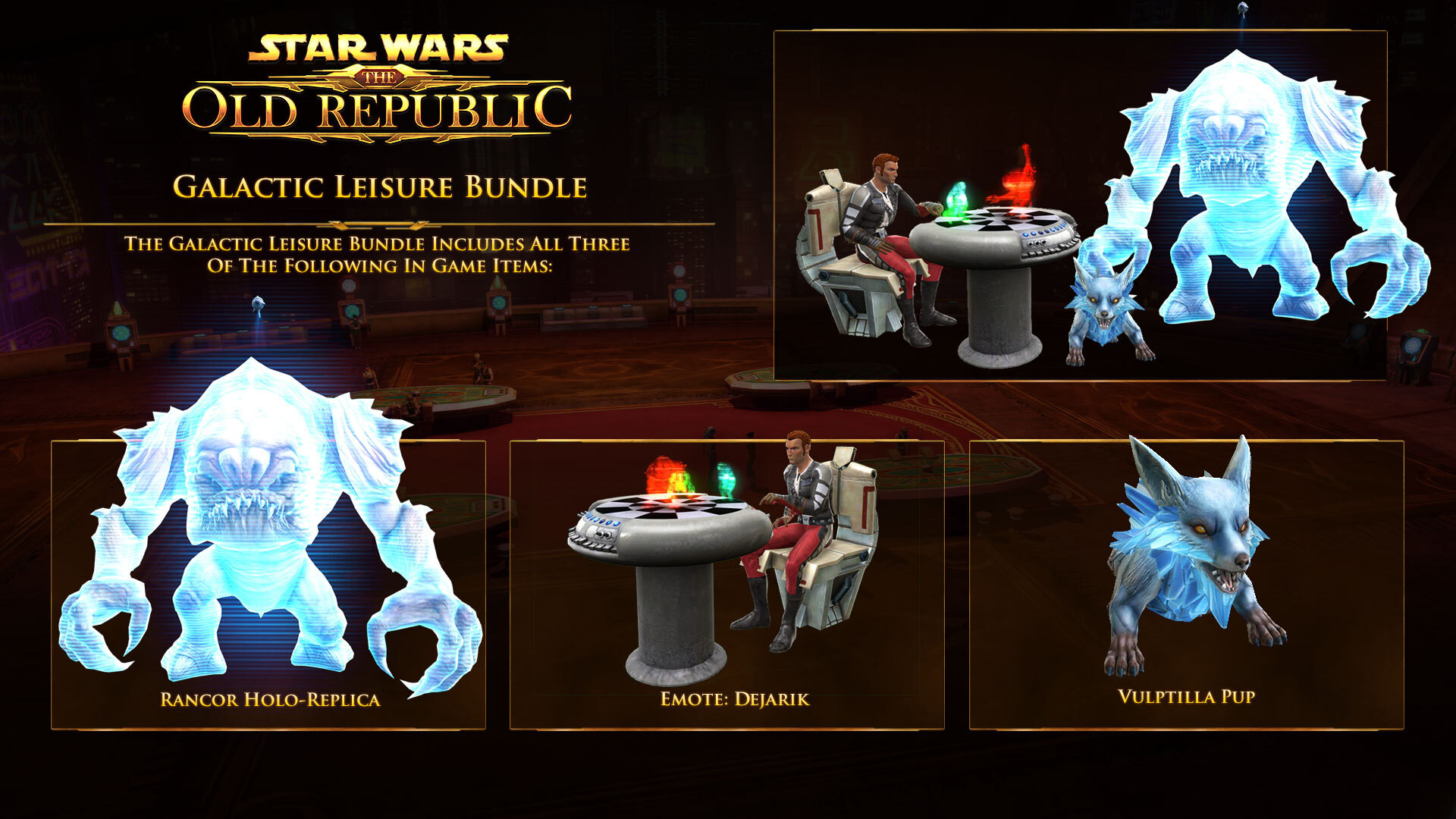 STAR WARS™: The Old Republic - Galactic Leisure Bundle di Steam