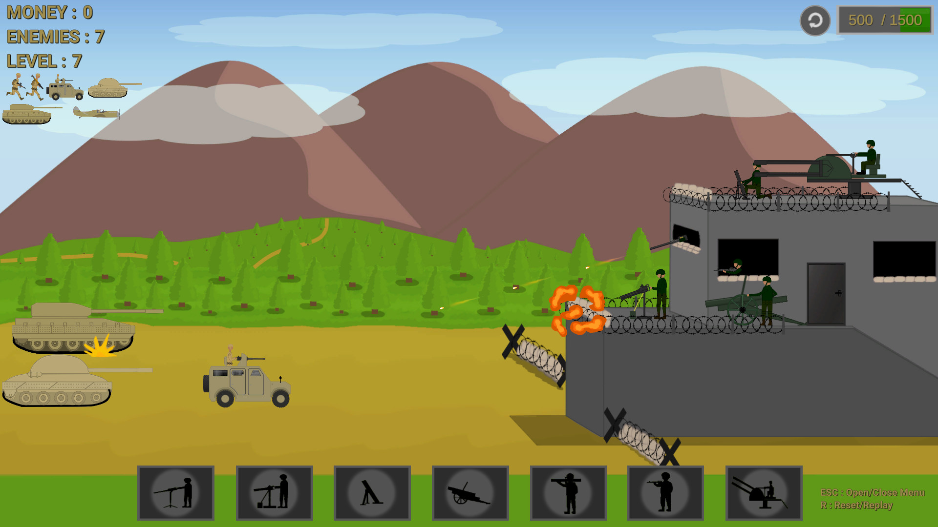 Defensive Attacks on Steam