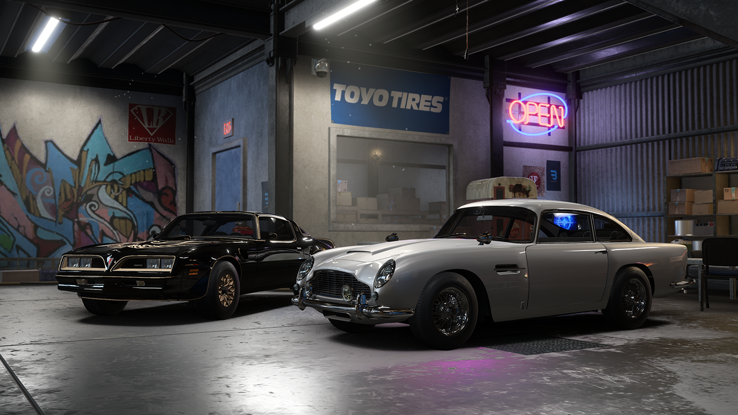 Need for Speed™ Payback: Pontiac Firebird & Aston Martin DB5 Superbuild ...