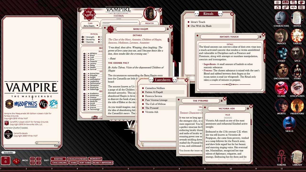 Fantasy Grounds - Vampire: The Masquerade, The Camarilla on Steam