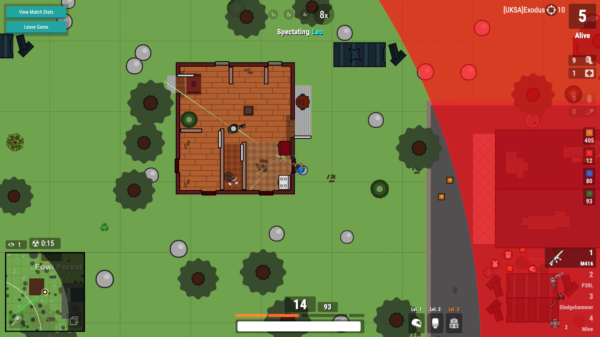 Gameris.lt: Surviv.io - 2D Battle Royale