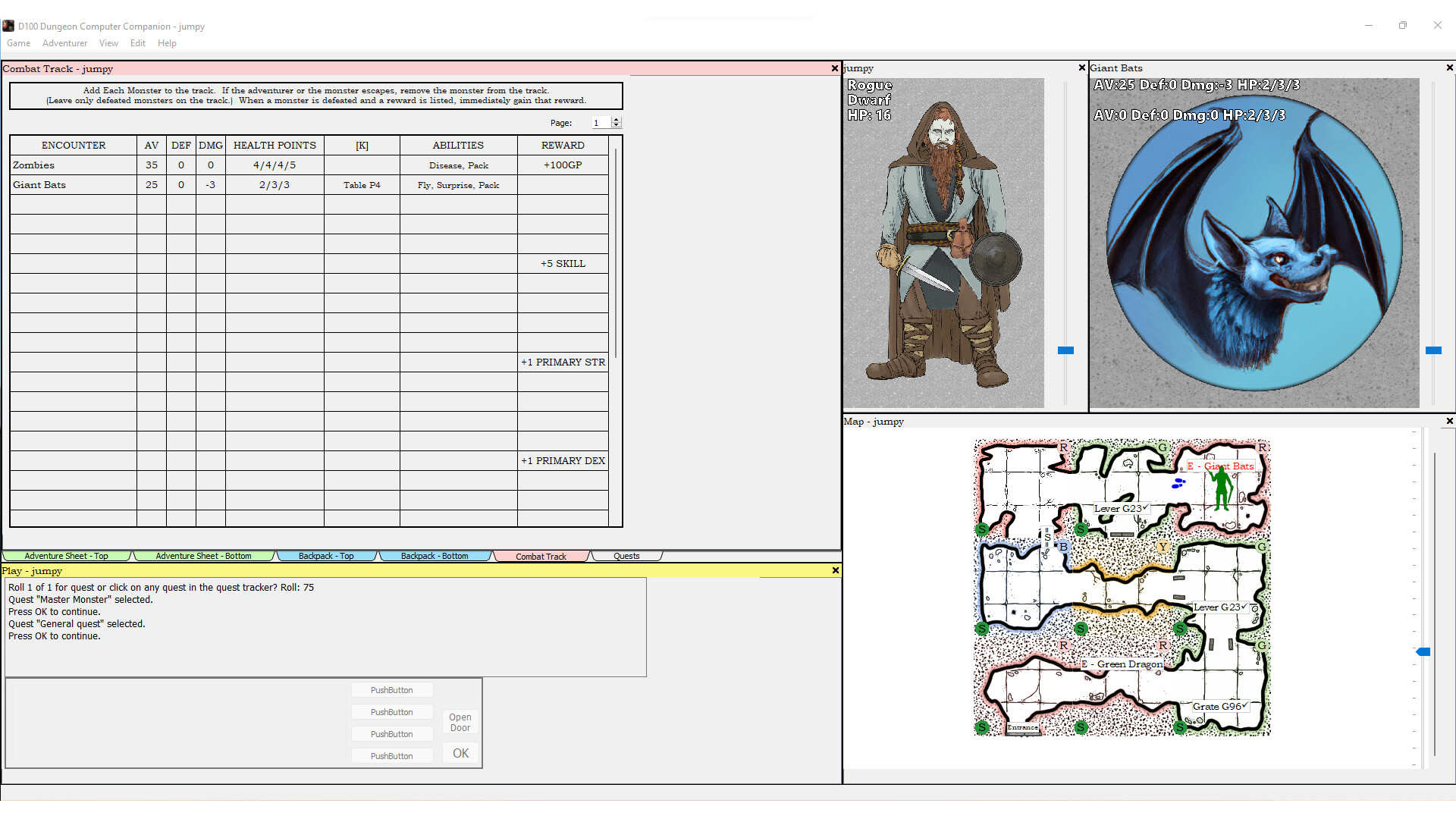 D100 Dungeon Computer Companion on Steam