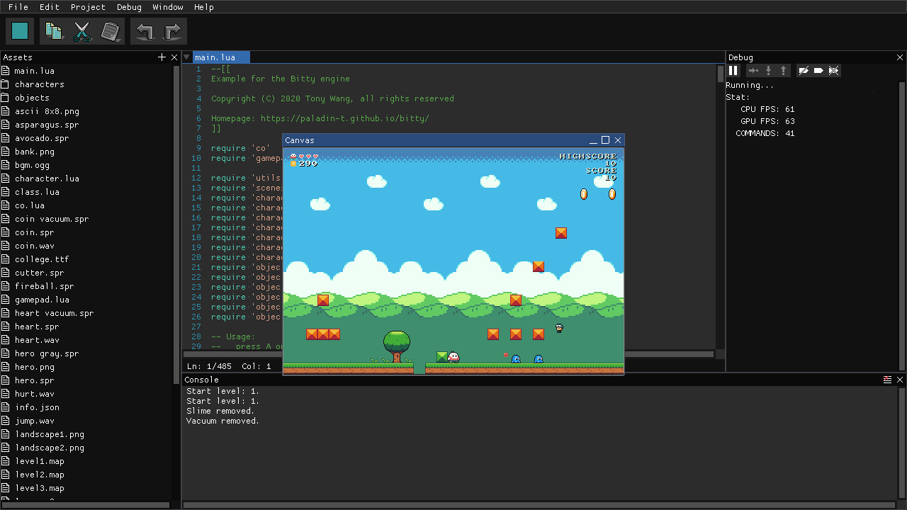 Bitty Engine on Steam