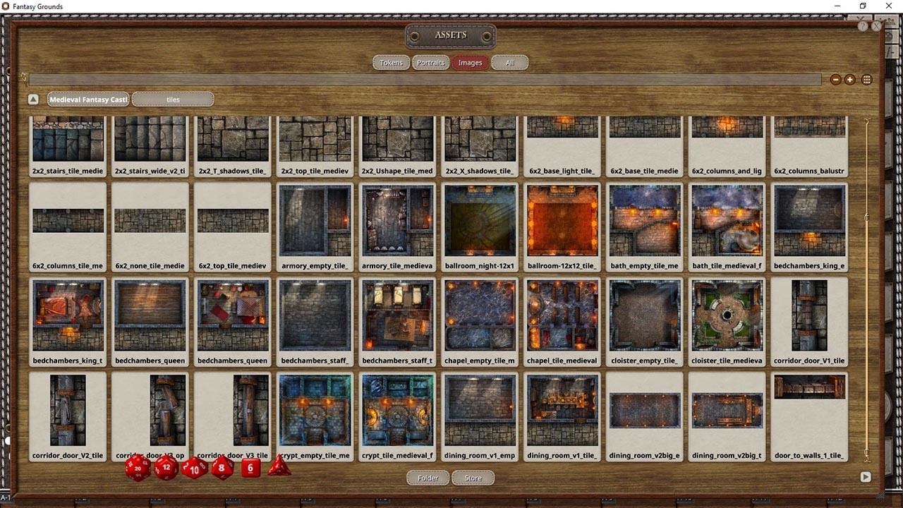 Fantasy Grounds - Black Scrolls Medieval Fantasy Castle (Map Tile Pack ...