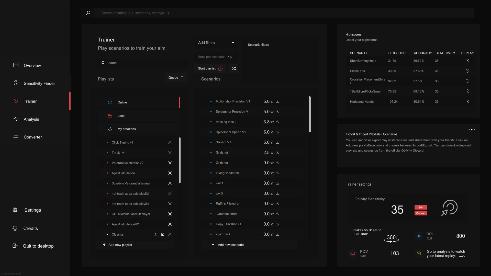 Oblivity · Oblivity - Find your perfect Sensitivity (App 1389990) · SteamDB
